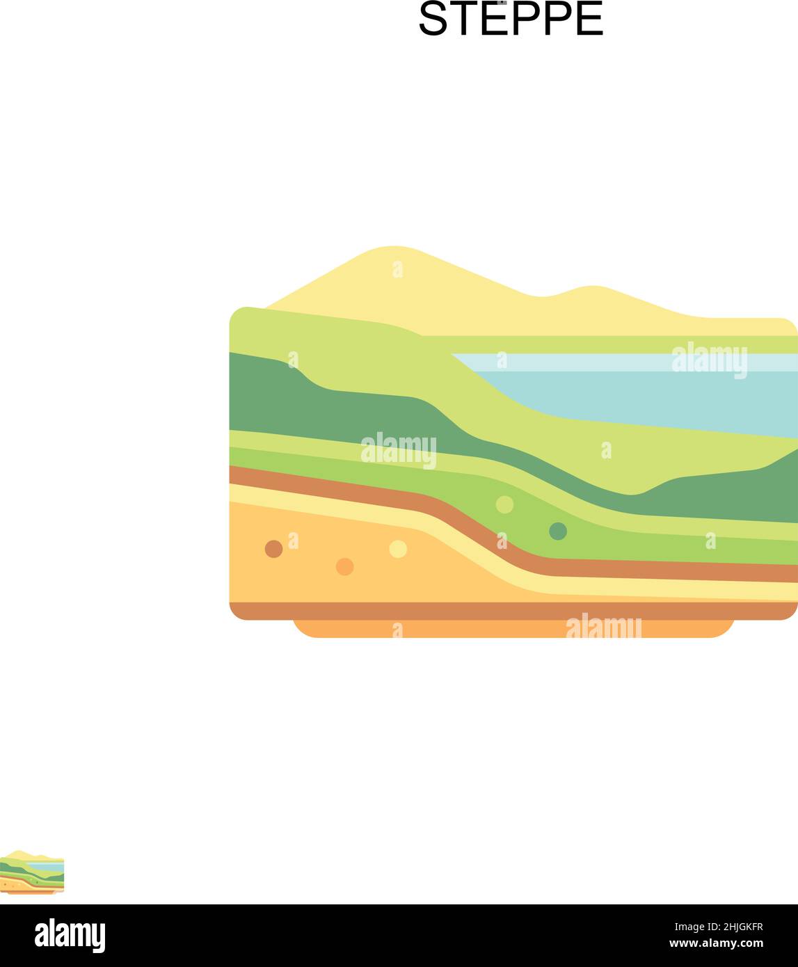 Altai steppe Stock-Vektorgrafiken kaufen - Alamy