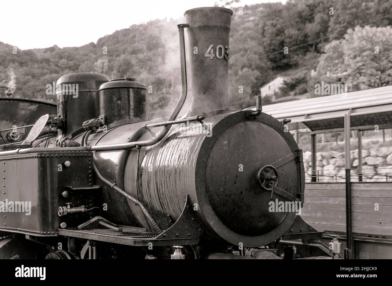 Chemin de fer du Vivarais, Ardèche, Gorges du Doux, Frankreich, Europa ...