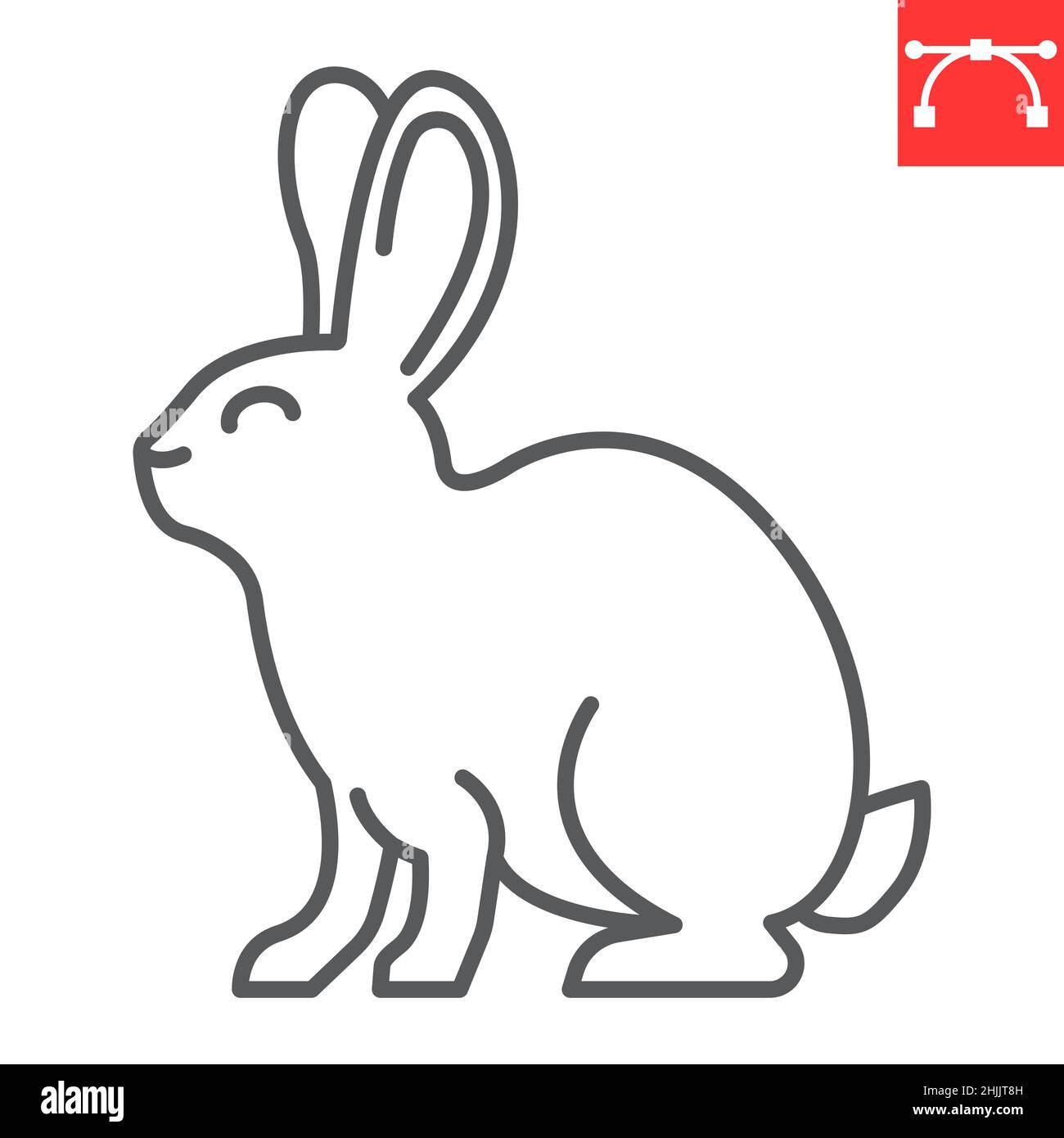 Hasenohren piktogramm Stock-Vektorgrafiken kaufen - Alamy