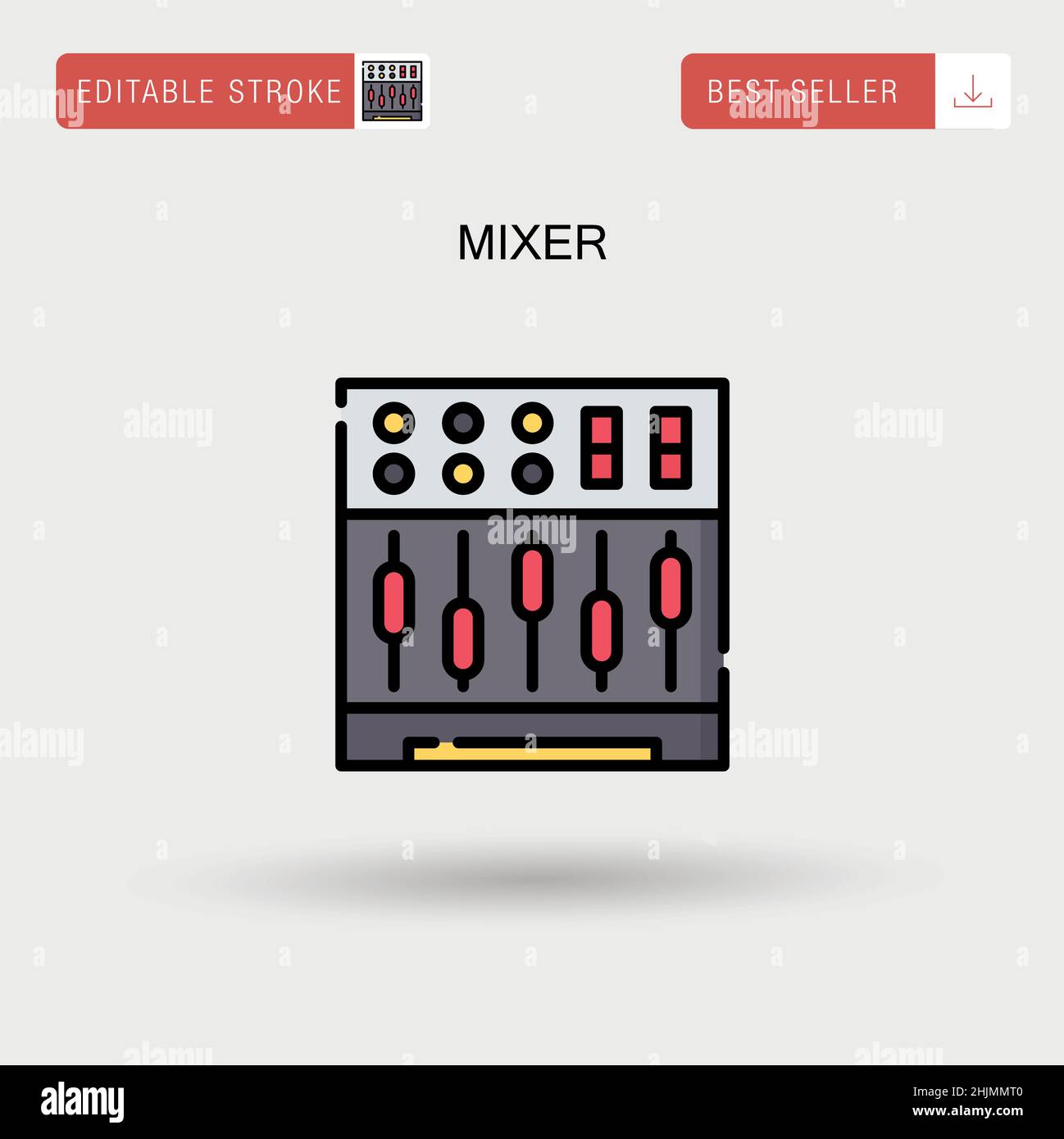 Mixer logo Stock-Vektorgrafiken kaufen - Alamy