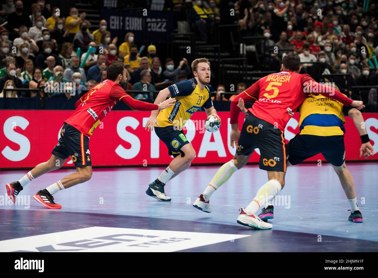 Budapest, Ungarn, 30th. Januar 2022. Albin Lagergren aus Schweden in ...