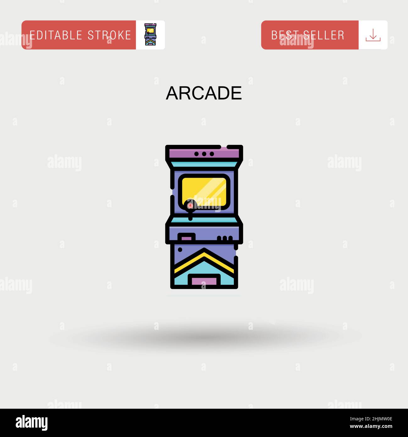 Arcade hintergrund Stock-Vektorgrafiken kaufen - Alamy