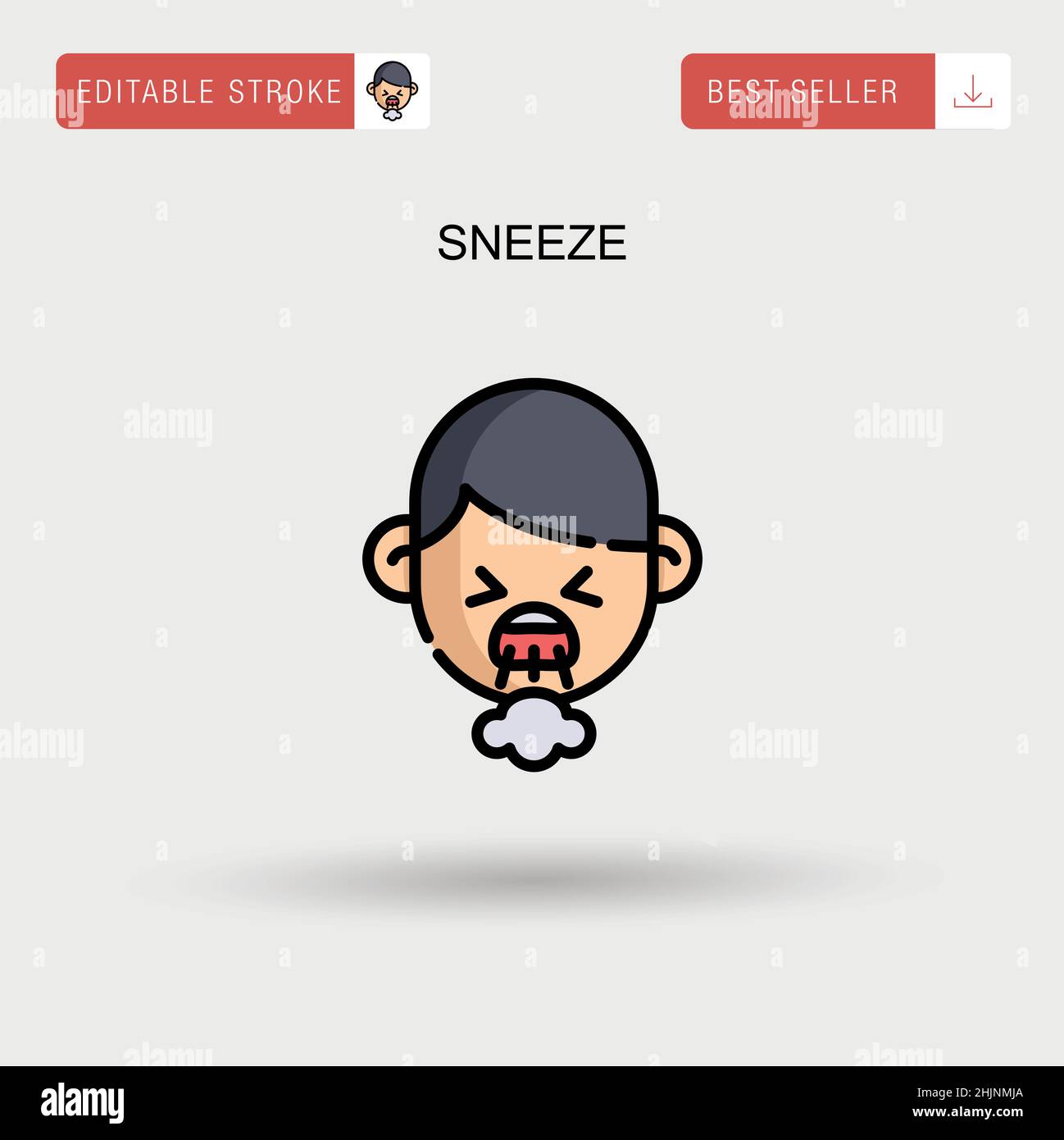 Niesen abdecken Stock-Vektorgrafiken kaufen - Alamy