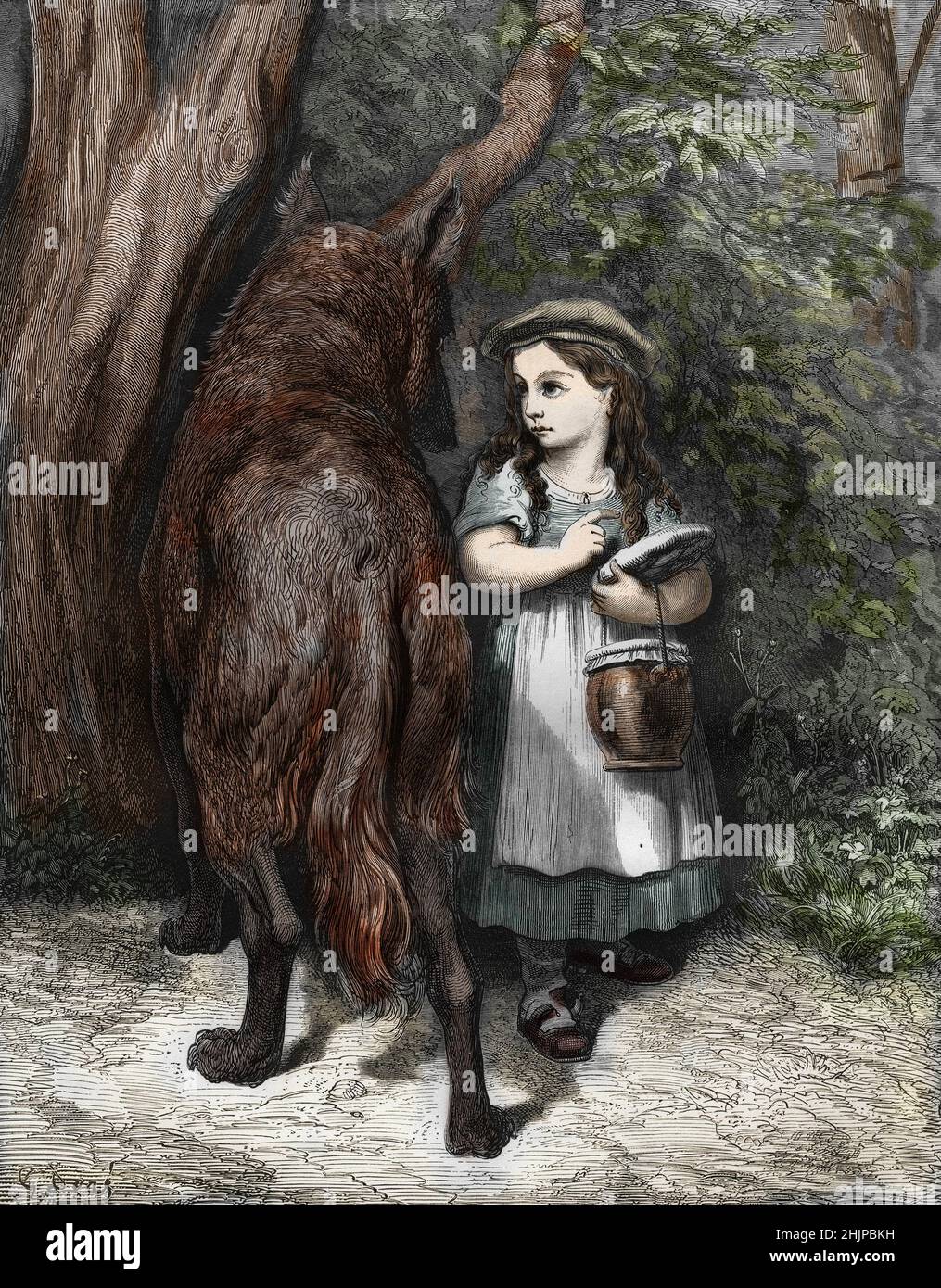 Illustrations Du Petit Chaperon Rouge De Gustave Dore Gravures