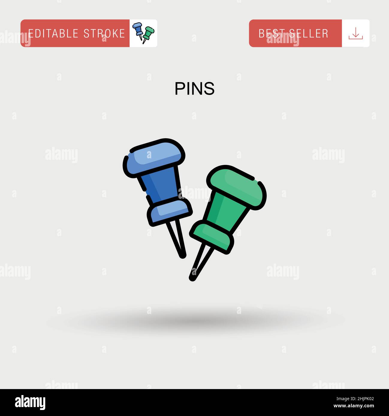 Pin symbol -Fotos und -Bildmaterial in hoher Auflösung – Alamy