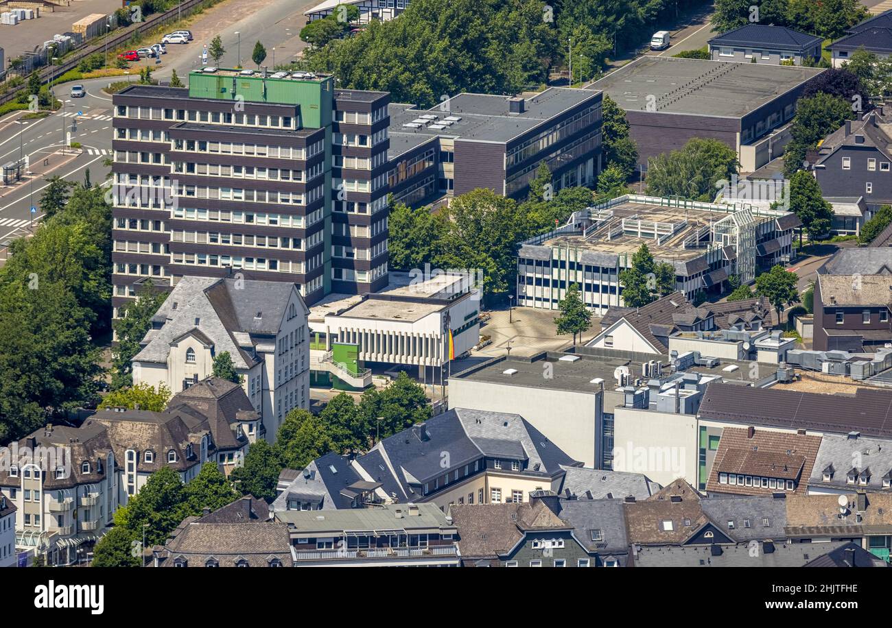 Rathaus und Stadtarchiv Olpe Stockfotos und -bilder Kaufen - Alamy