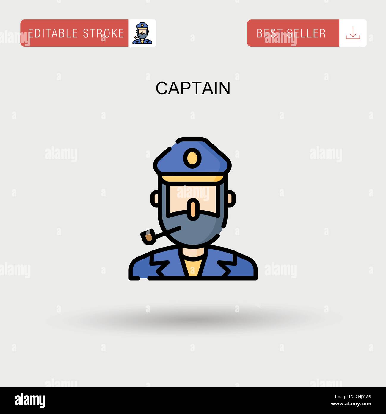 Captain sailor man icon -Fotos und -Bildmaterial in hoher Auflösung – Alamy