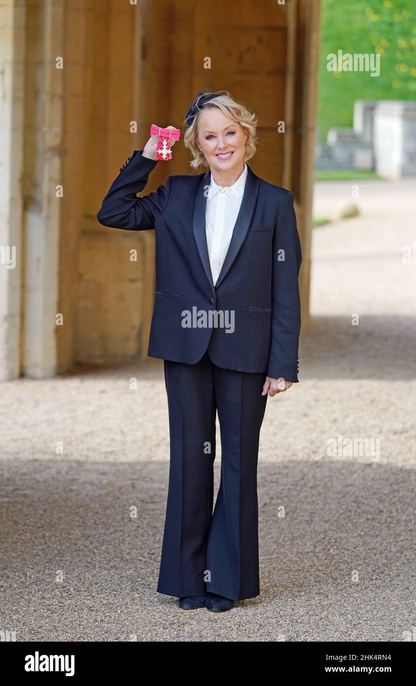 Die Schauspielerin Sally Dynavor in der Coronation Street erhielt ihren ...