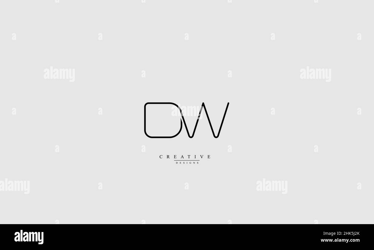 Dw logo Stock-Vektorgrafiken kaufen - Alamy