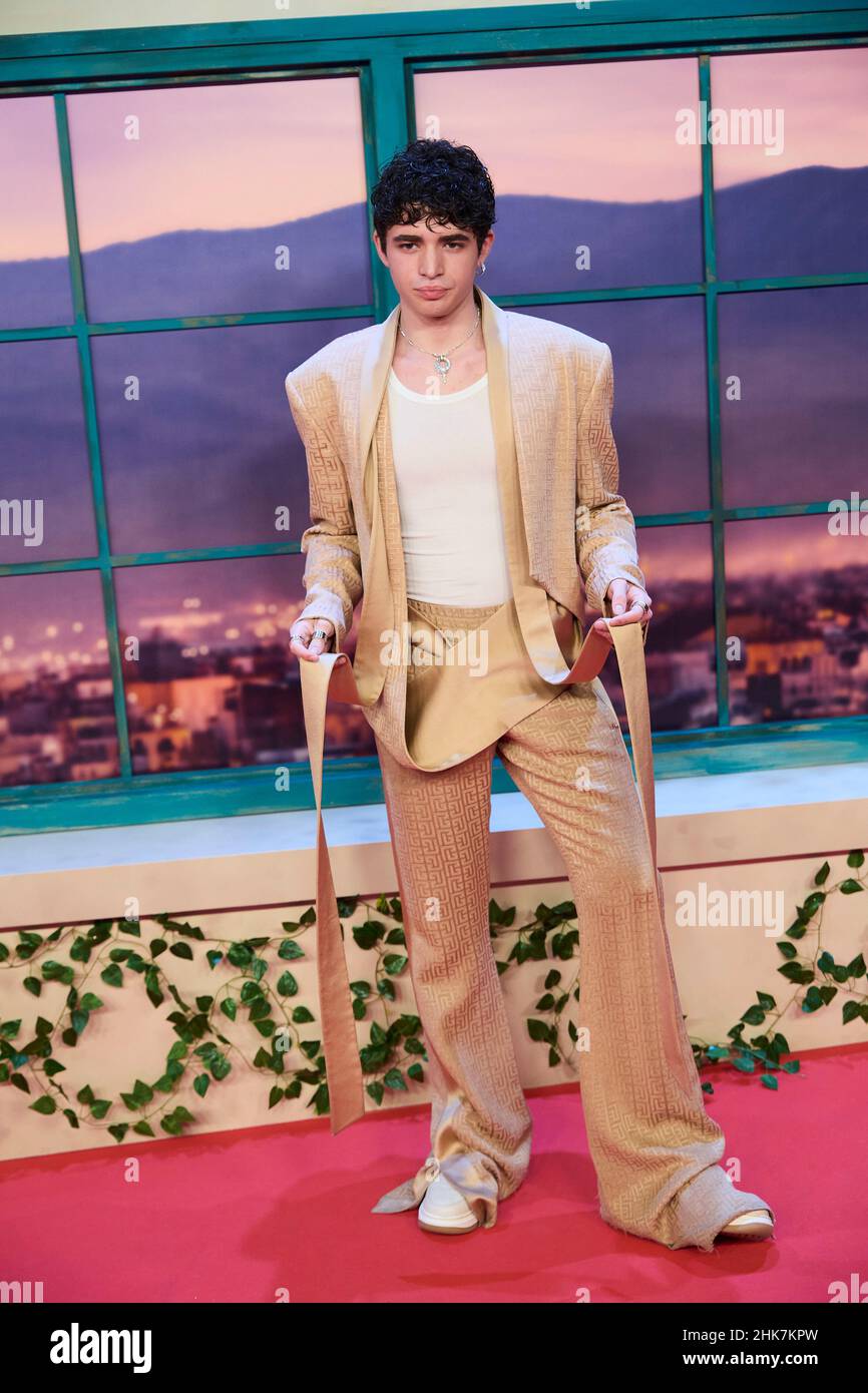 Madrid. Spanien. 20220202, Hugo Arbues nimmt an der Premiere von ‘A ...