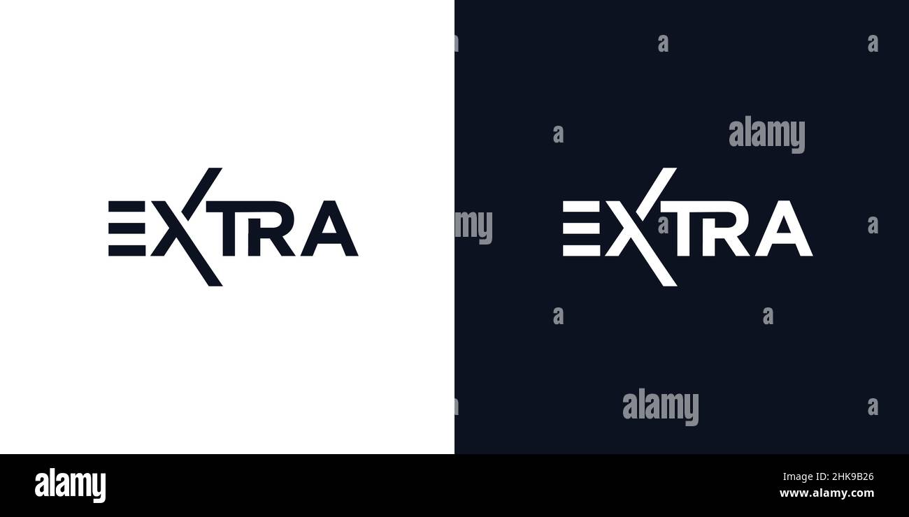 Extra fettes logo Stock-Vektorgrafiken kaufen - Alamy