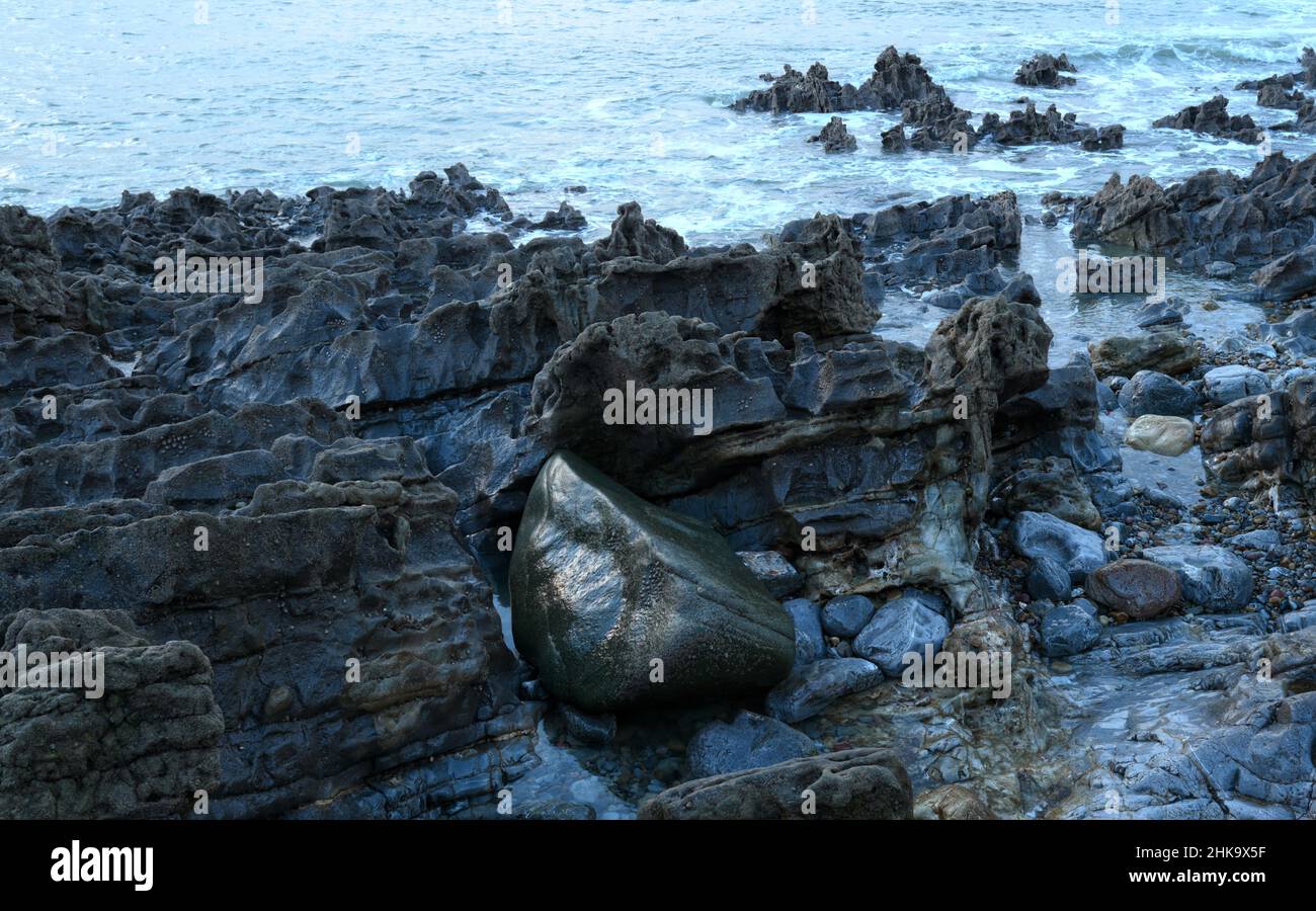 Vor 19000 Jahren wurde der grüne Dolerit auf dem Irischen Meergletscher ...
