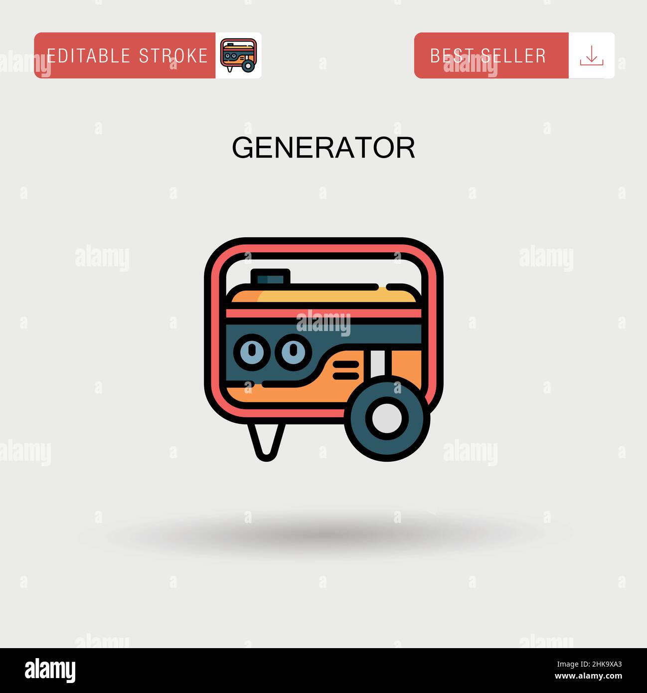 Kraftstoff generator Stock-Vektorgrafiken kaufen - Alamy