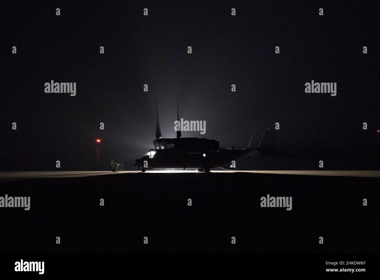 Ein US Air Force CV-22B Osprey, der dem 7th Special Operations Squadron ...