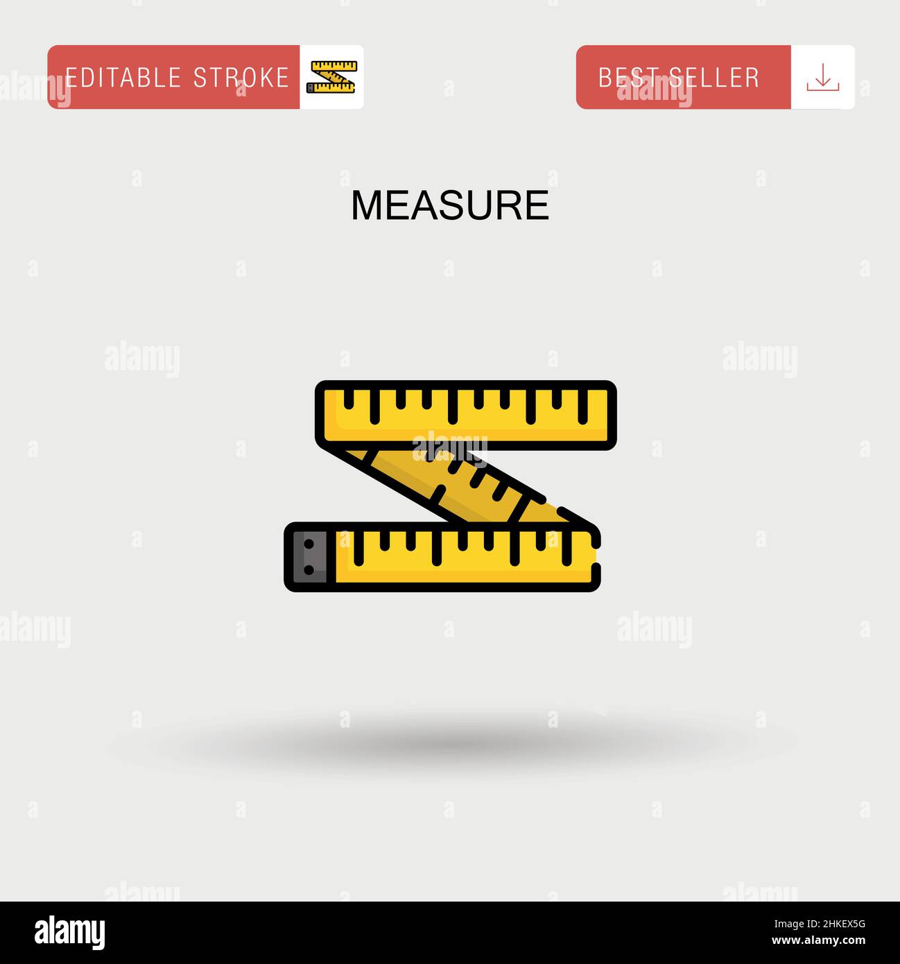 Horizontal messen Stock-Vektorgrafiken kaufen - Alamy