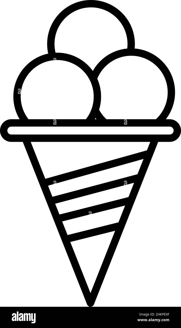 Eis umriss Stock-Vektorgrafiken kaufen - Alamy