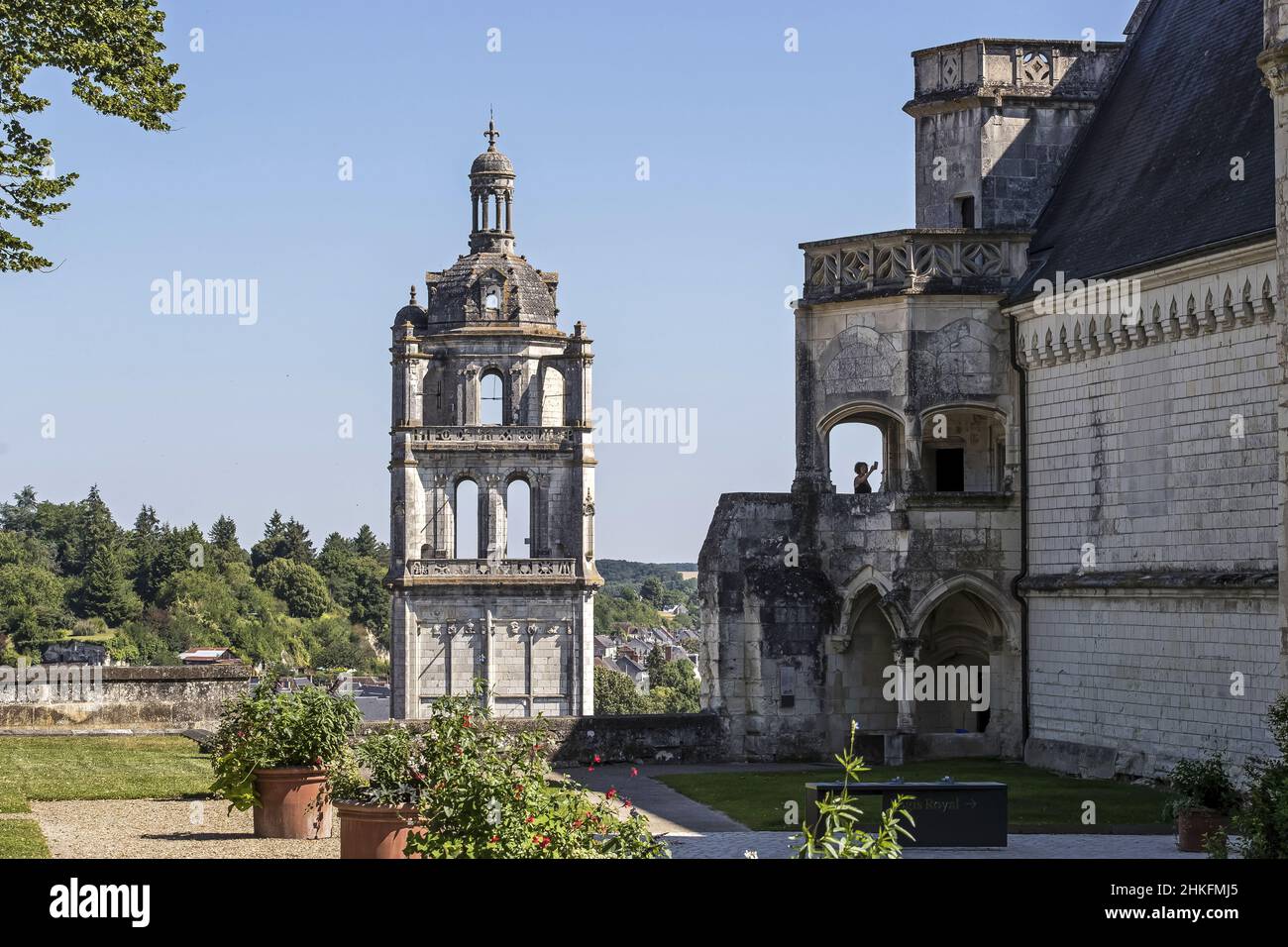 Frankreich, Indre et Loire, Loire-Tal Loches, die königliche Residenz, wurde von der UNESCO zum ...
