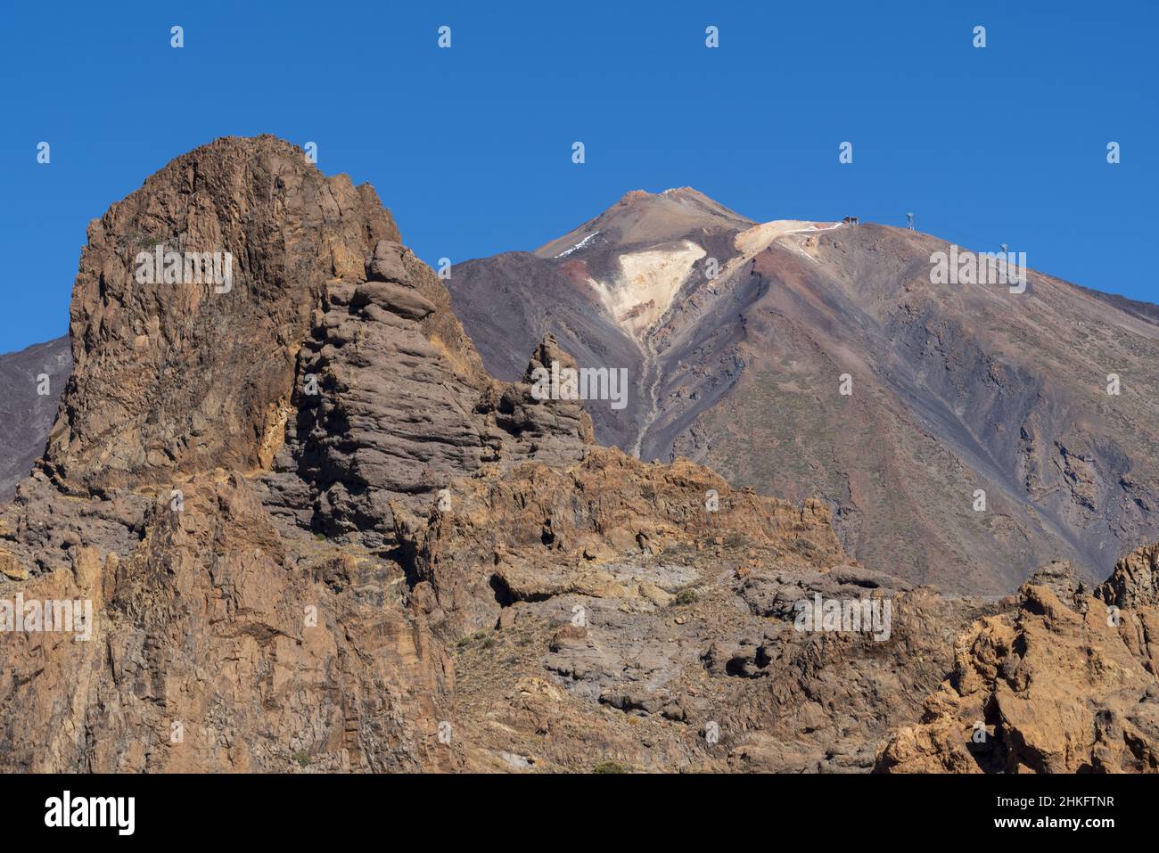 Spanien, Kanarische Inseln, Teneriffa, Teide-Nationalpark, von der ...
