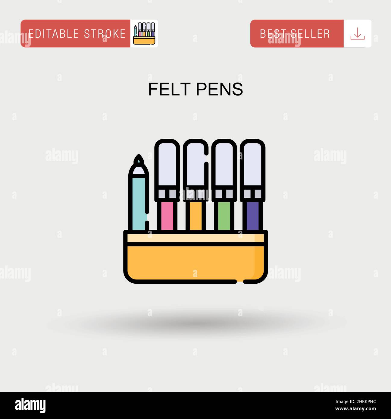 Filzstift zeichnung Stock-Vektorgrafiken kaufen - Alamy