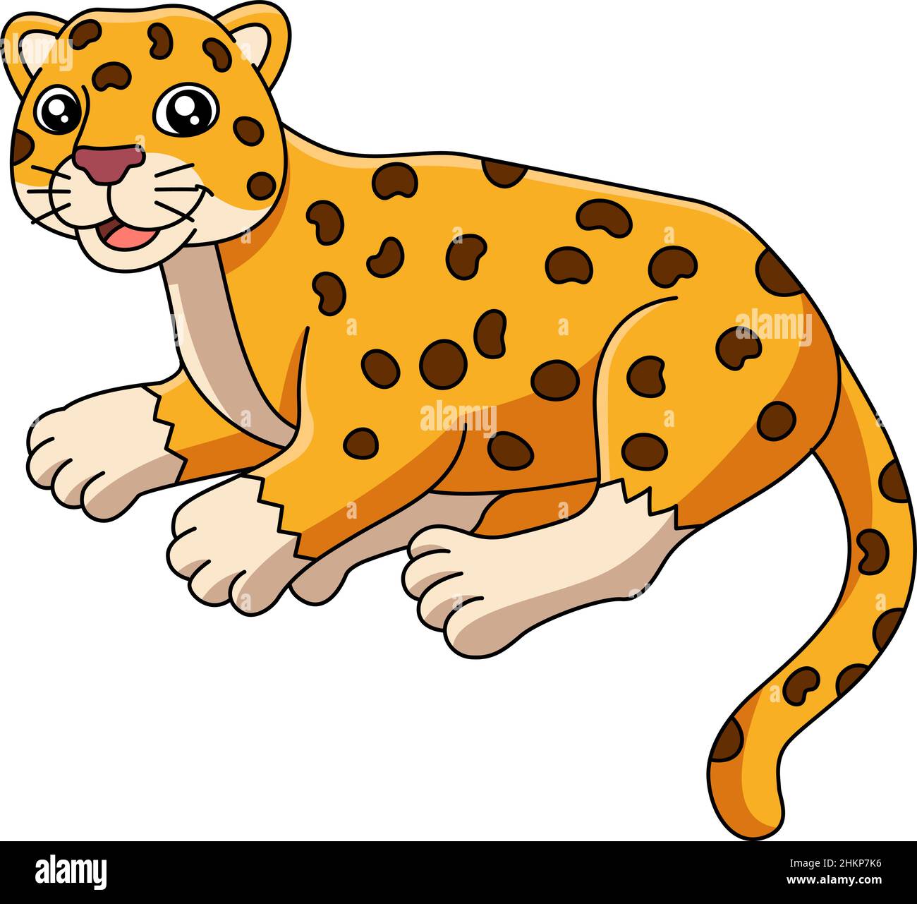 Jaguar Cartoon Clipart Vektorgrafik Stock-Vektorgrafik - Alamy