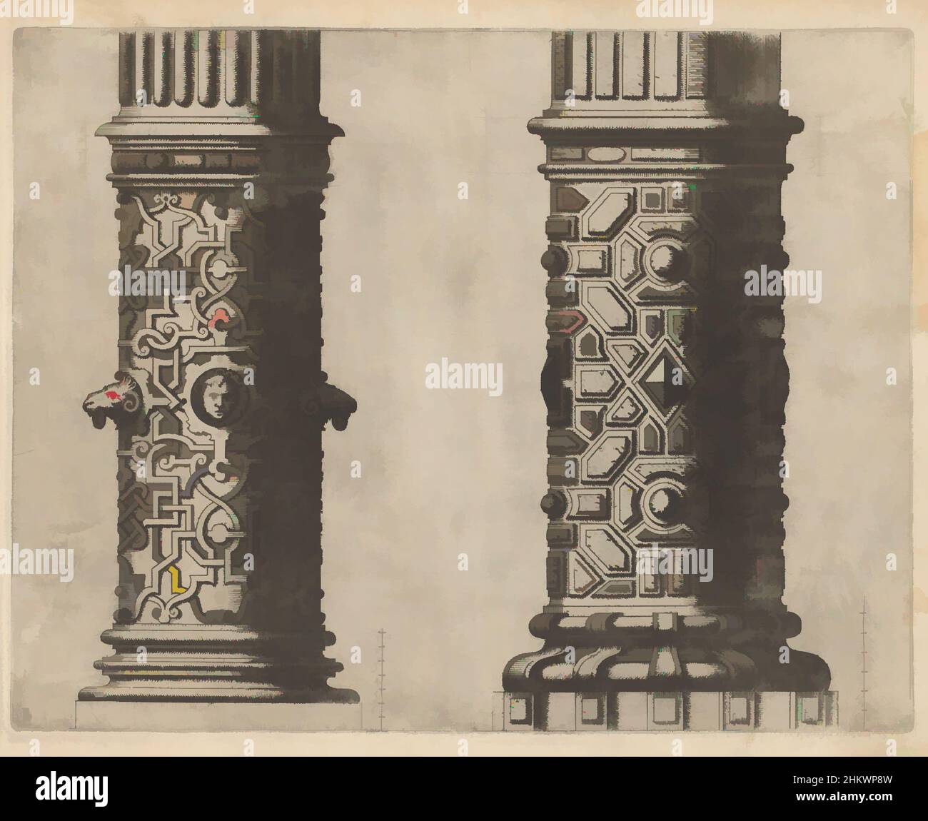 Zwei columnae caelatae -Fotos und -Bildmaterial in hoher Auflösung – Alamy