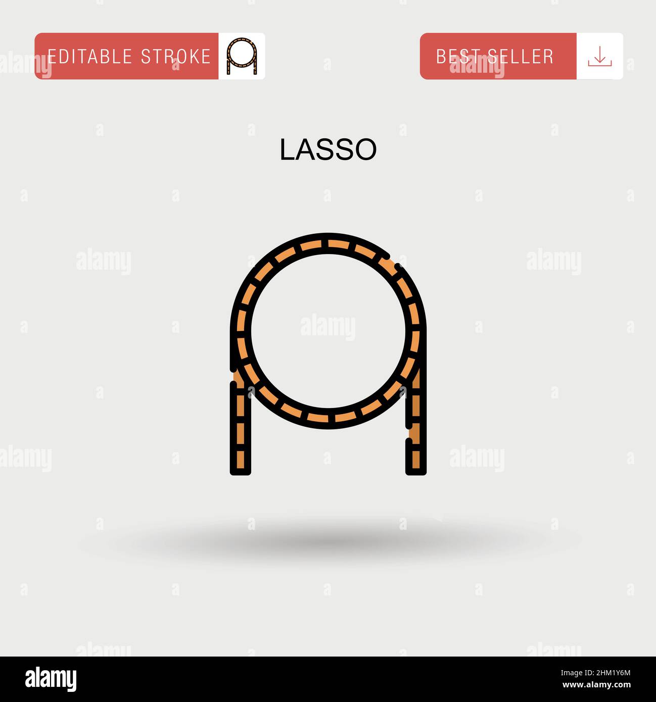 Lasso symbol -Fotos und -Bildmaterial in hoher Auflösung – Alamy