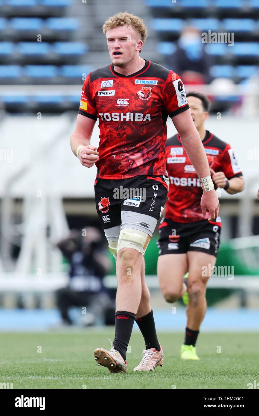 Tokio, Japan. 5th. Februar 2022. Warner Dearns Rugby: 2022 Japan Rugby ...