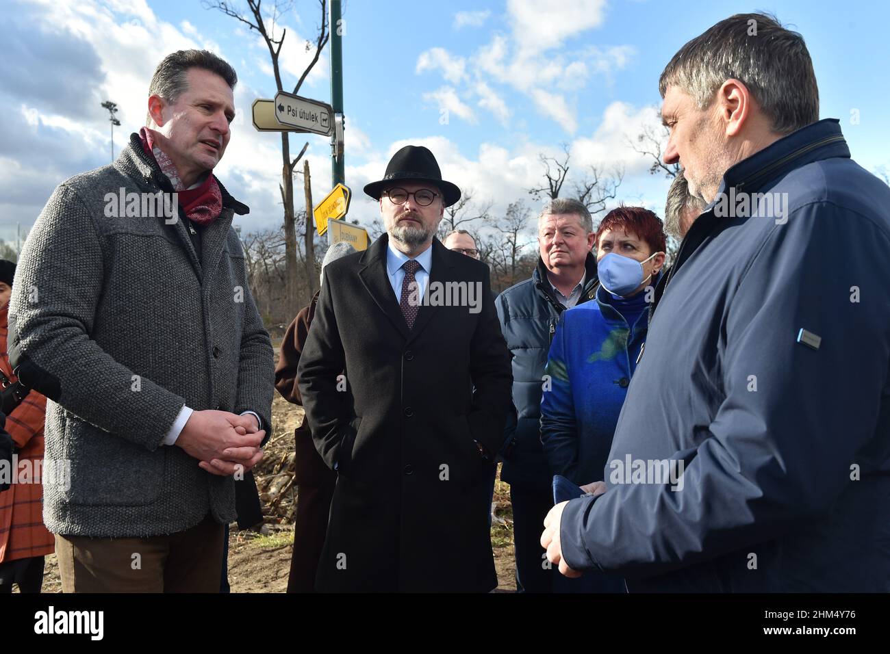 Premierminister Petr Fiala (ODS), im Bild dargestellt, besucht Gemeinden in Südostmähren, die ...