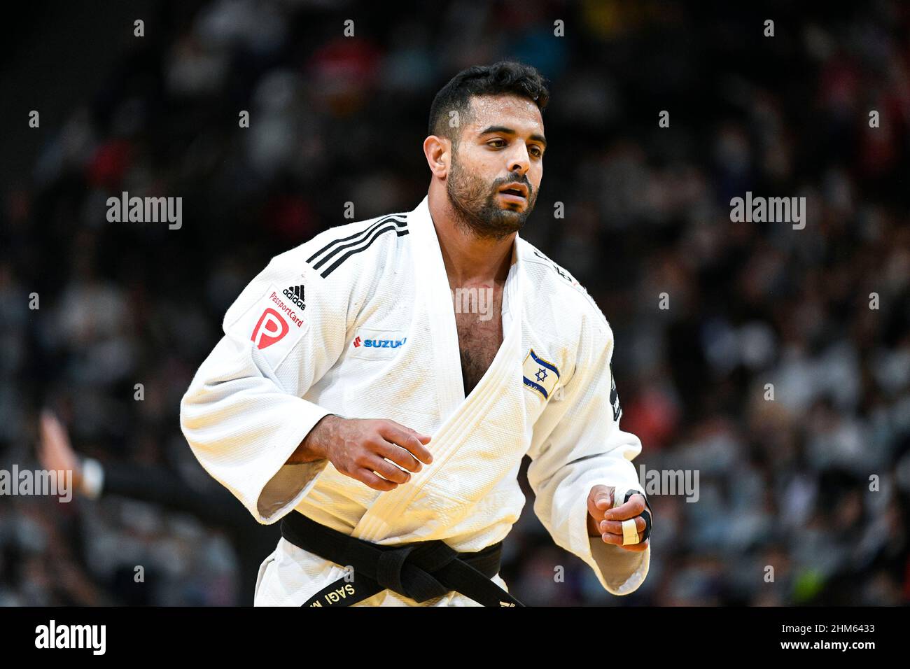 Sagi Muki aus Israel, -81 kg, tritt während des Paris Grand Slam 2022 ...