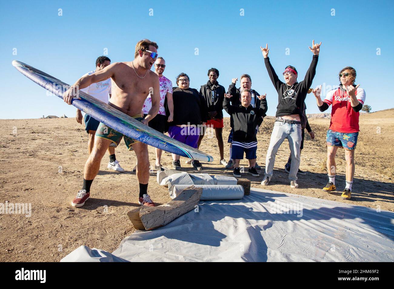 JACKASS FOREVER, (aka JACKASS 4), von links: Sean McInerney, Jasper ...