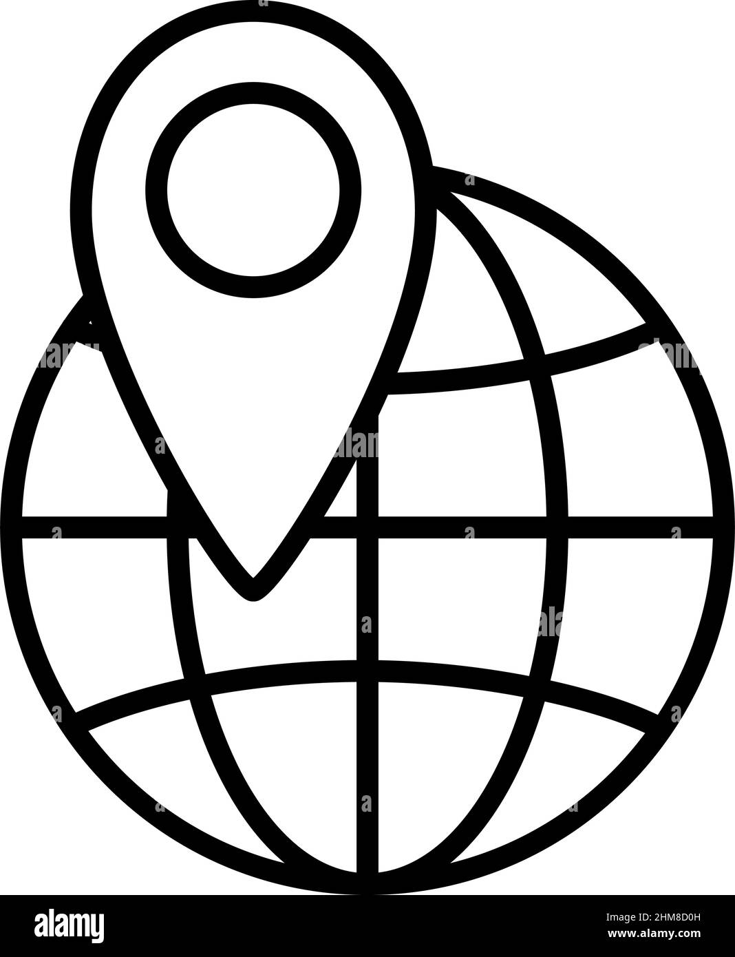 Geografisch markieren Stock-Vektorgrafiken kaufen - Alamy