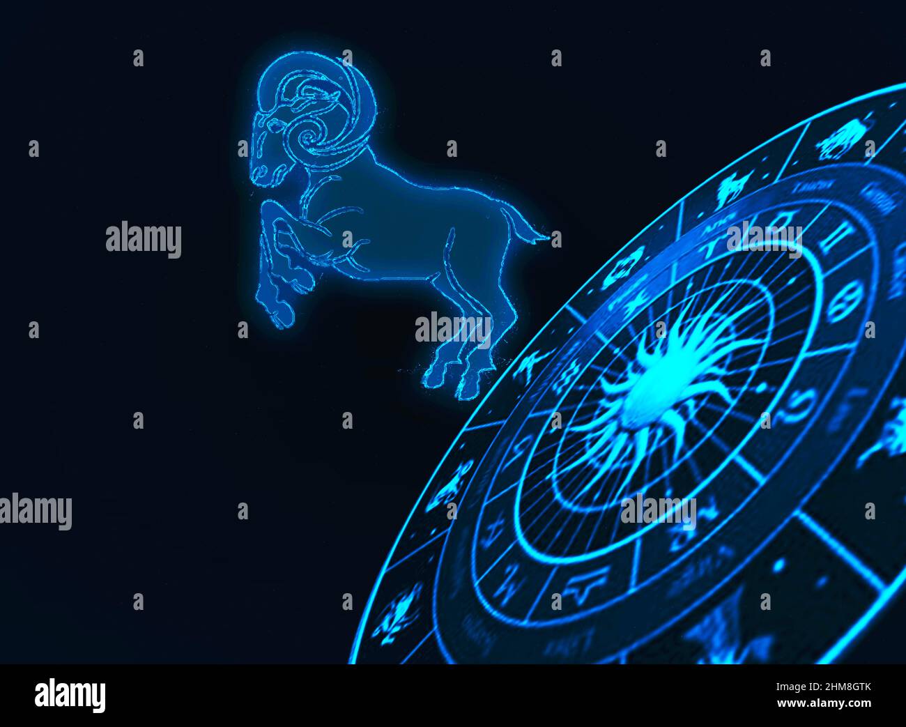 Widder sternzeichen tattoo design -Fotos und -Bildmaterial in hoher ...