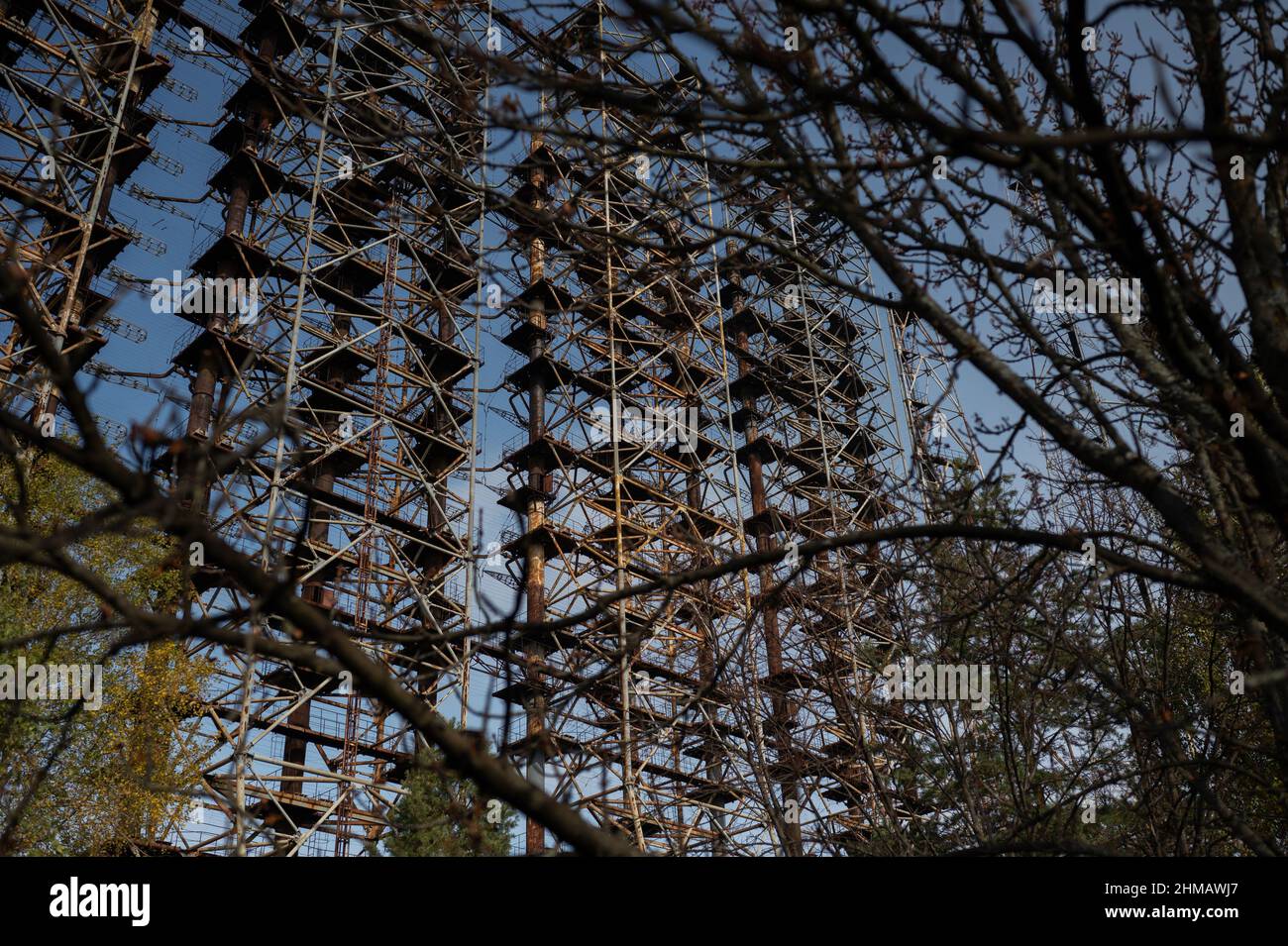 Das leistungsstarke Duga-Array war eine geheime sowjetische Radaranlage ...