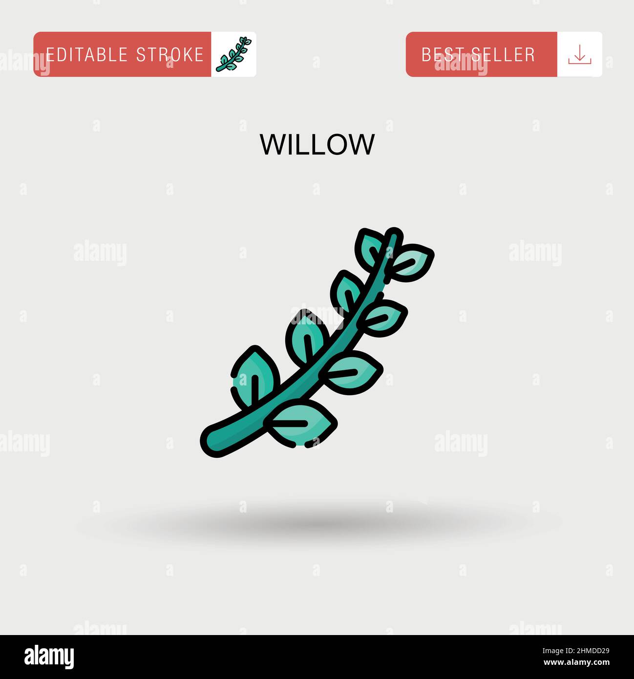 Weeping willow Stock-Vektorgrafiken kaufen - Alamy