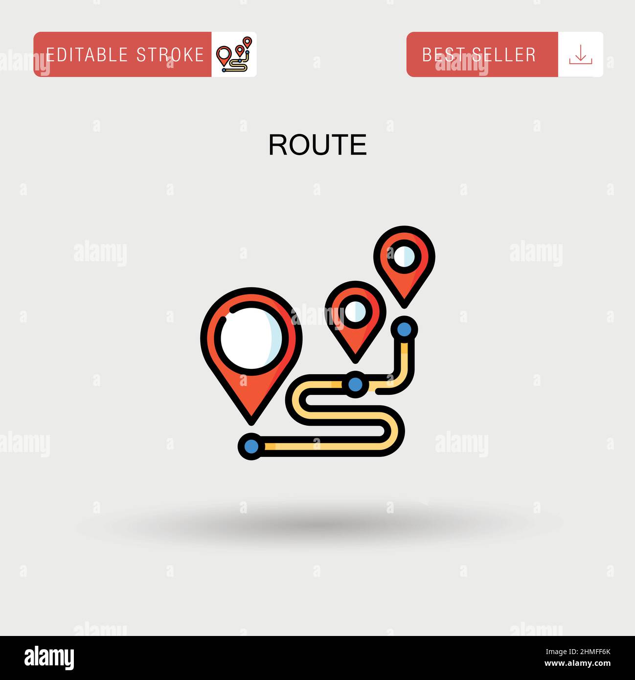 Alte route 66 zeichen Stock-Vektorgrafiken kaufen - Alamy