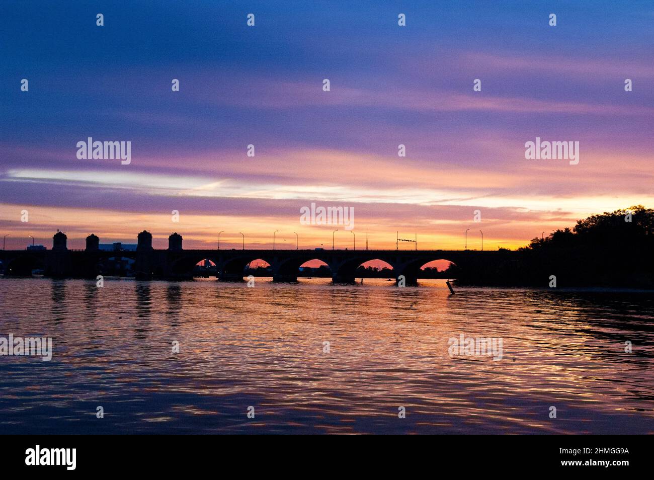 Die Hanover Street Bridge in Maryland auch die Vietnam Veterans ...