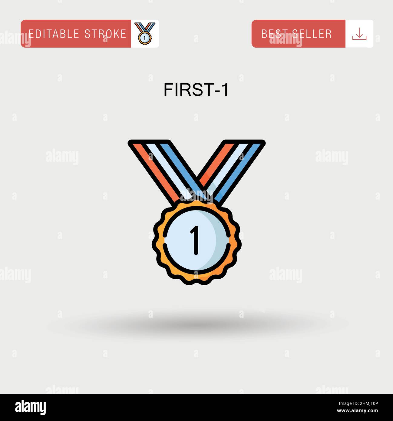 Lorbeerkranz flacher logo vektor -Fotos und -Bildmaterial in hoher ...