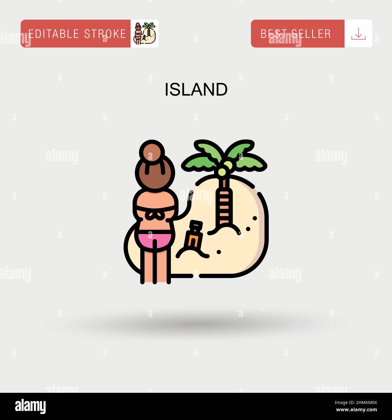 Luftaufnahme insel Stock-Vektorgrafiken kaufen - Alamy