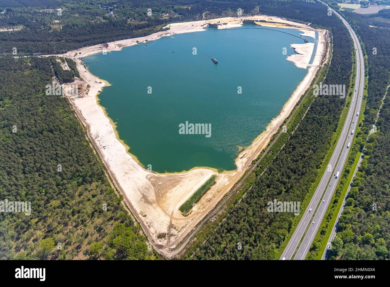 Silbersee i mit sandgewinnung -Fotos und -Bildmaterial in hoher Auflösung – Alamy