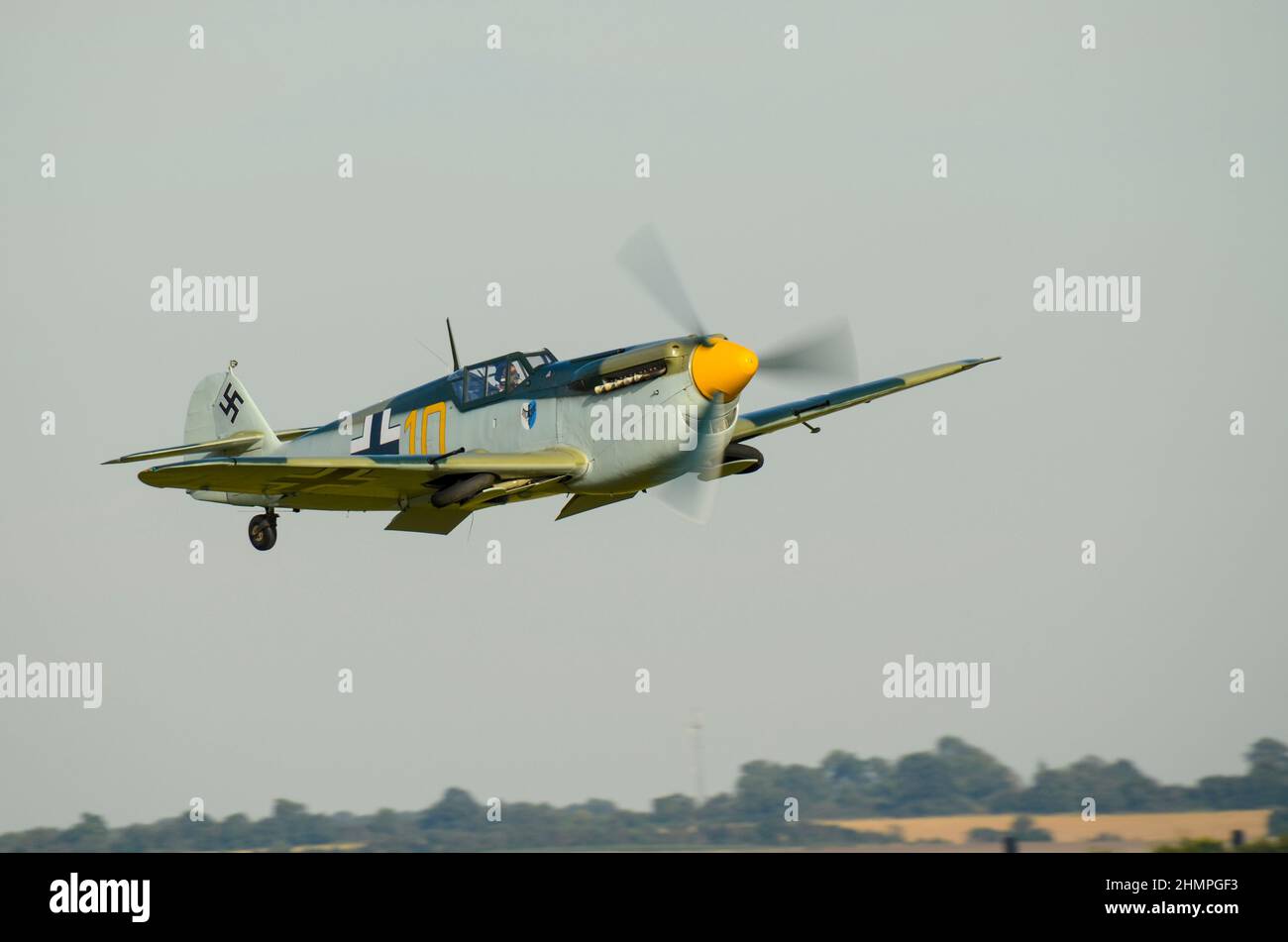 Hispano HA-1112 Buchon G-BWUE in Battle of Britain Film Messerschmitt ...