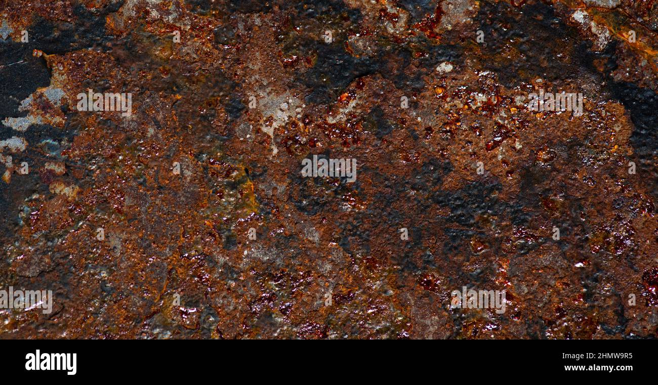 Metall mit Rost, Vintage antik aussehendes Material, grungy Hintergrund ...