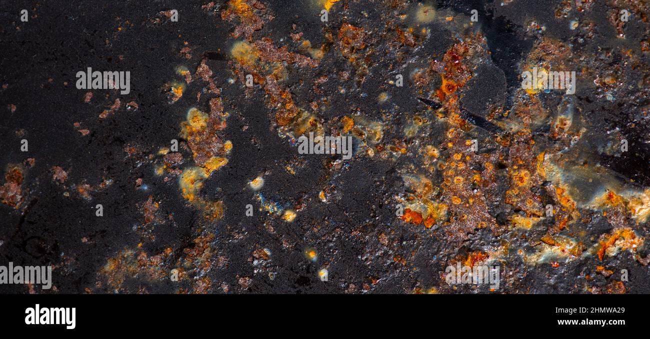 Metall mit Rost, Vintage antik aussehendes Material, grungy Hintergrund ...