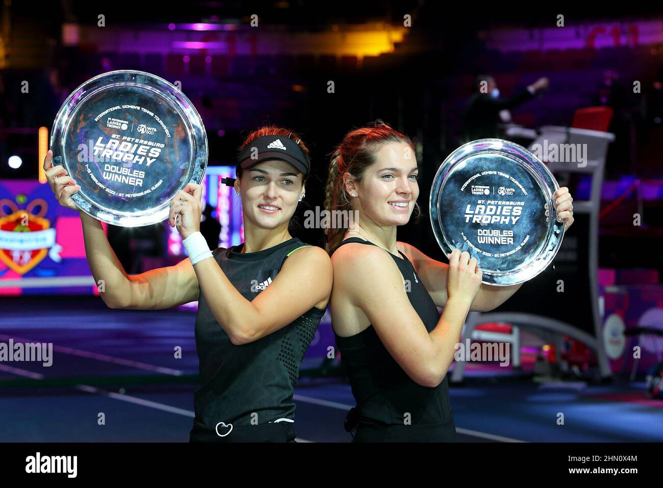 Die Russische Föderation. Sankt Petersburg. Sibur Arena. Tennis. St ...
