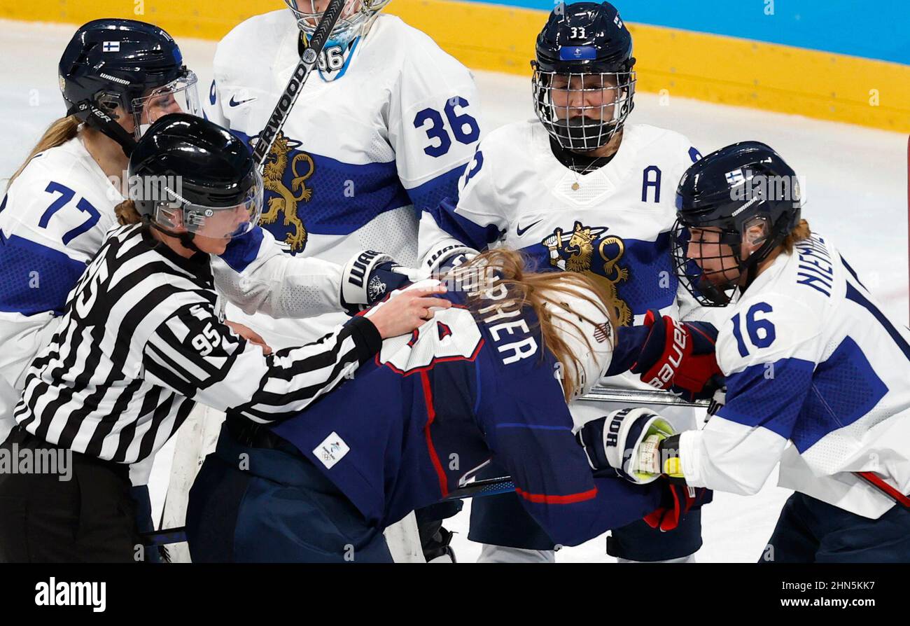 Olympische Spiele 2022 in Peking - Eishockey - Halbfinale der Frauen ...