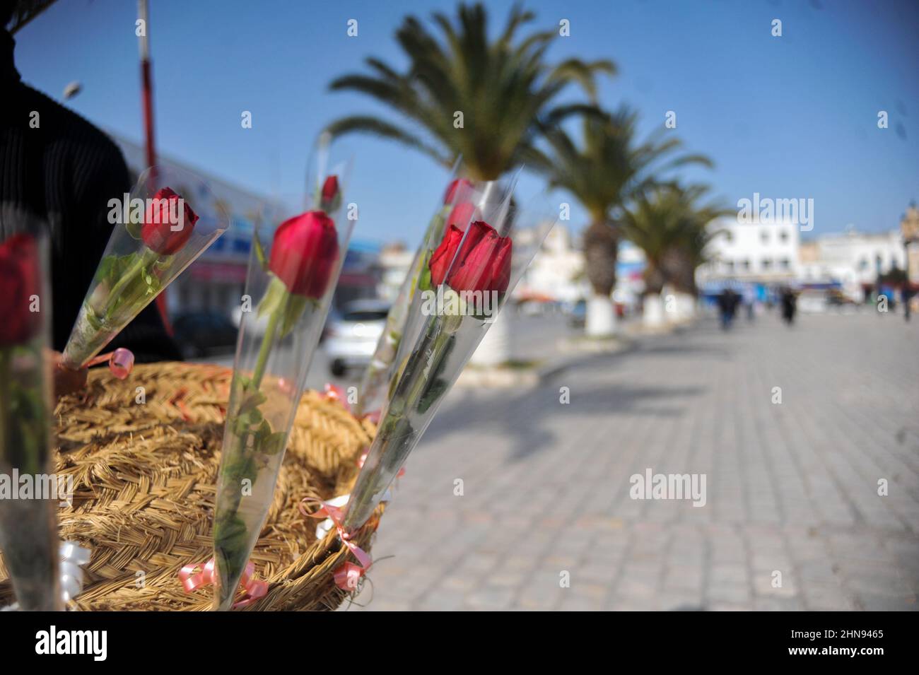 14. Februar 2022, Bizerte, Bizerte governorate, Tunesien: Bizerte ...