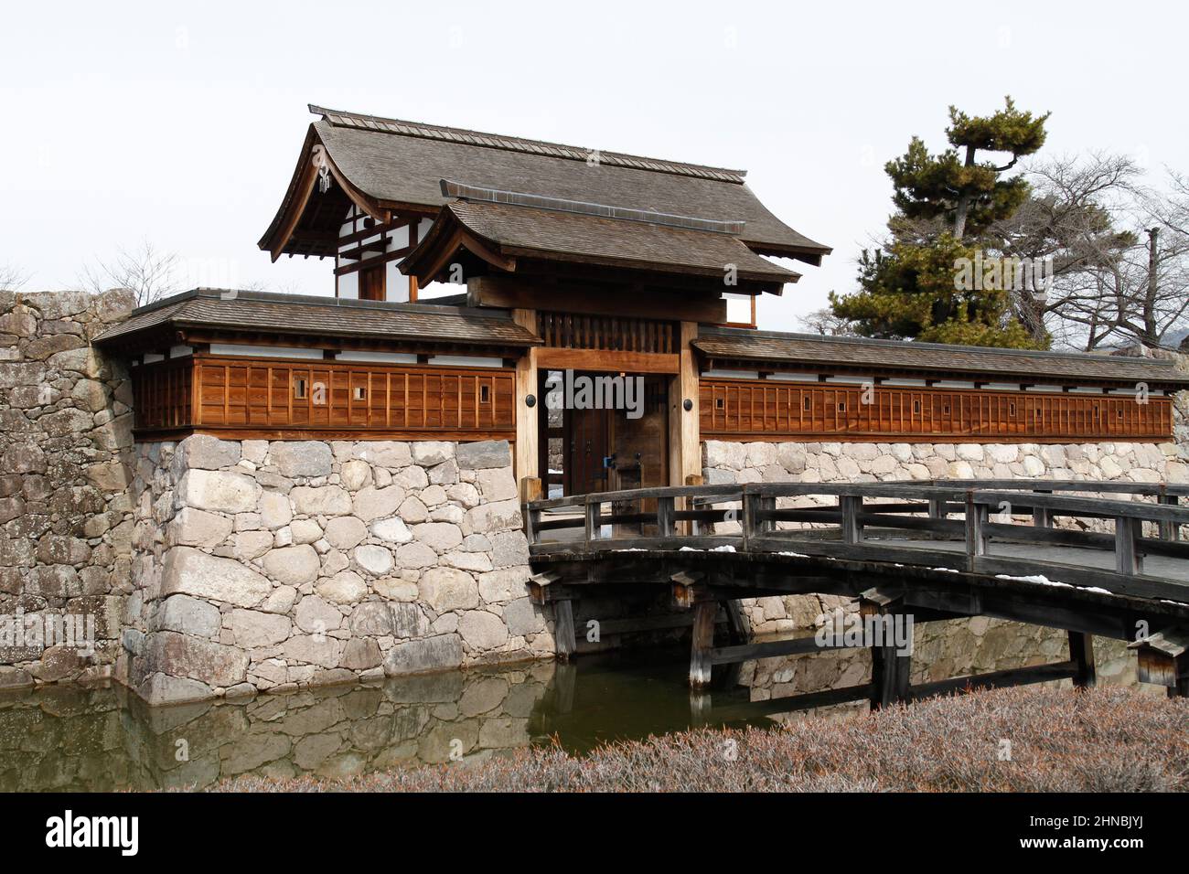 matsushiro Stadt, nagano, japan, 2022/13/02 , Schloss Matsushiro ...