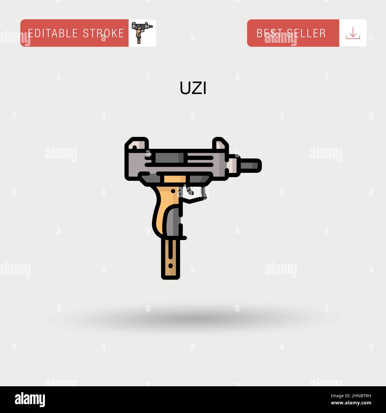Die uzi Stock-Vektorgrafiken kaufen - Alamy