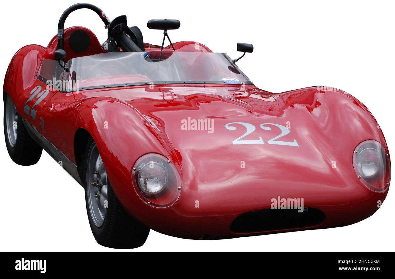 Vintage rotes rennauto -Fotos und -Bildmaterial in hoher Auflösung – Alamy