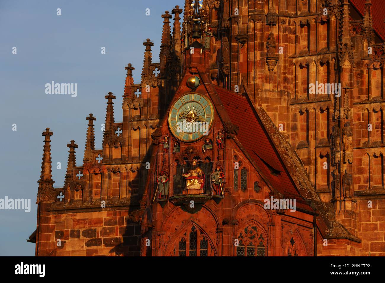 Kunst, Kirche, Gotik, Nürnberg, gotische Frauenkirche am Makrt in der ...