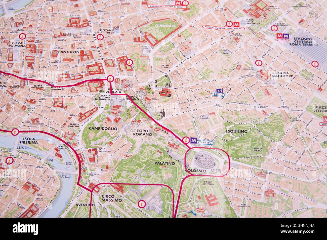 Rome map -Fotos und -Bildmaterial in hoher Auflösung – Alamy